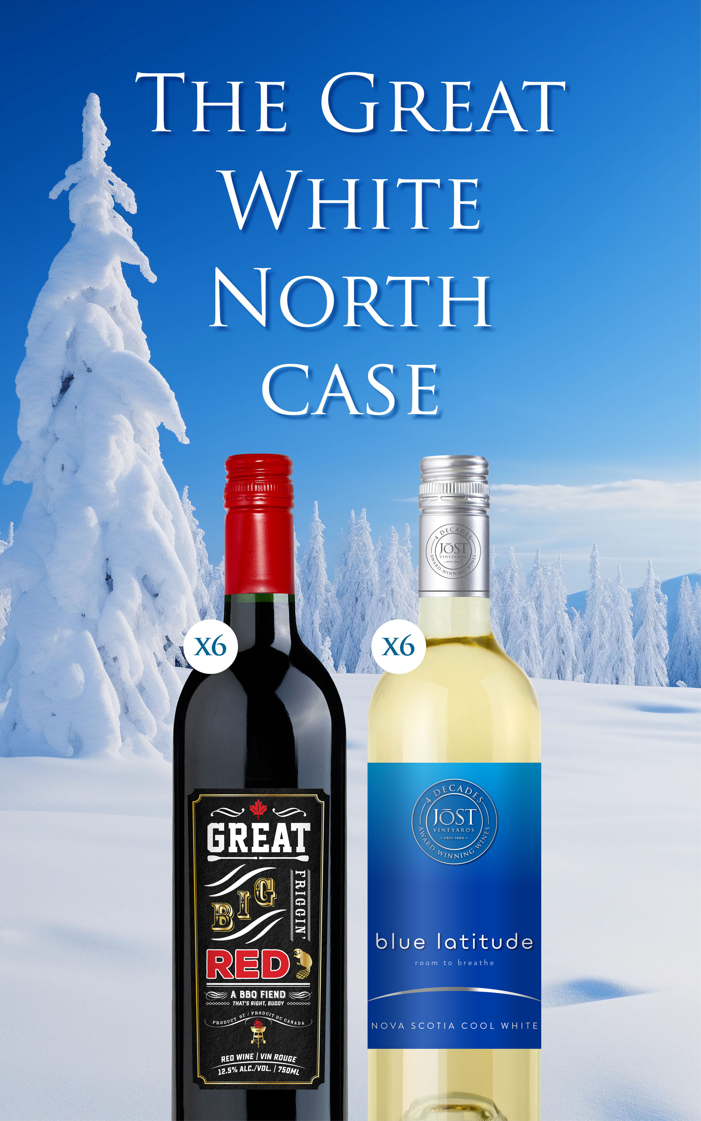 The Great White North - Wine Case