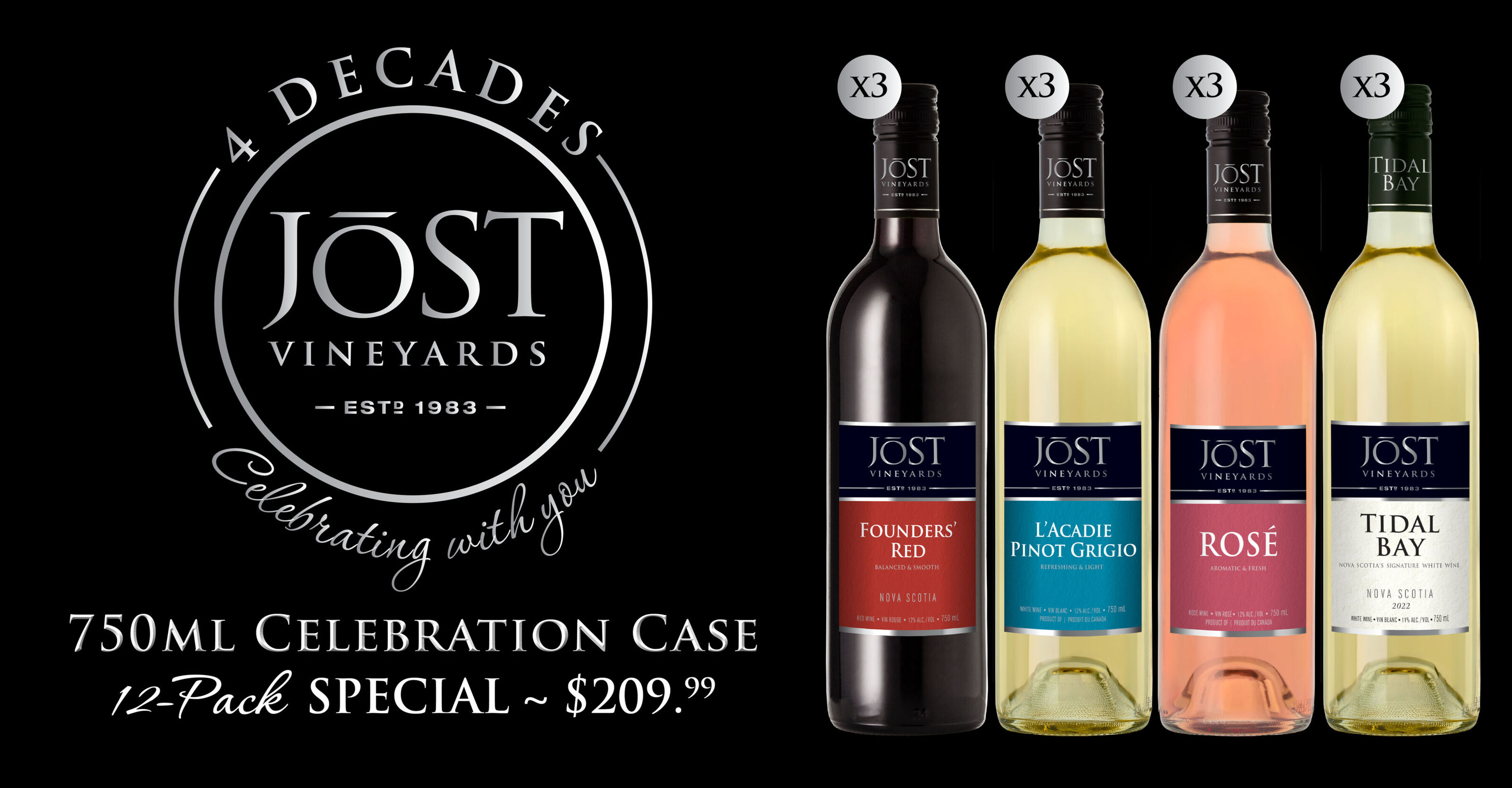 Home of Jost Vineyards and Jost Tidal Bay | North Shore, Nova Scotia